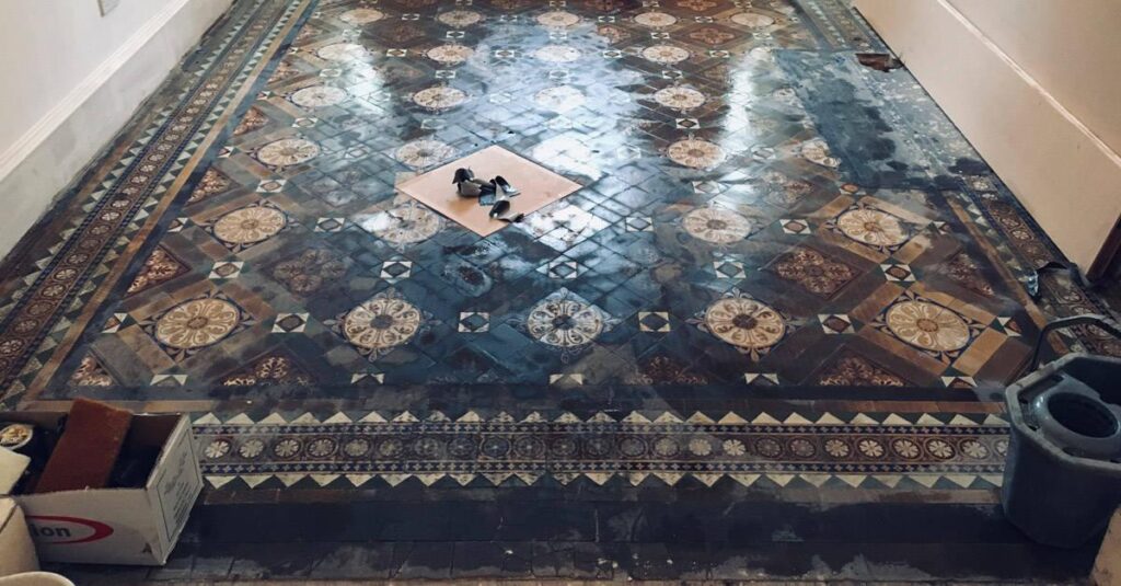 Victorian Tile Cleaning Services // Part of our Tile Restoration Services